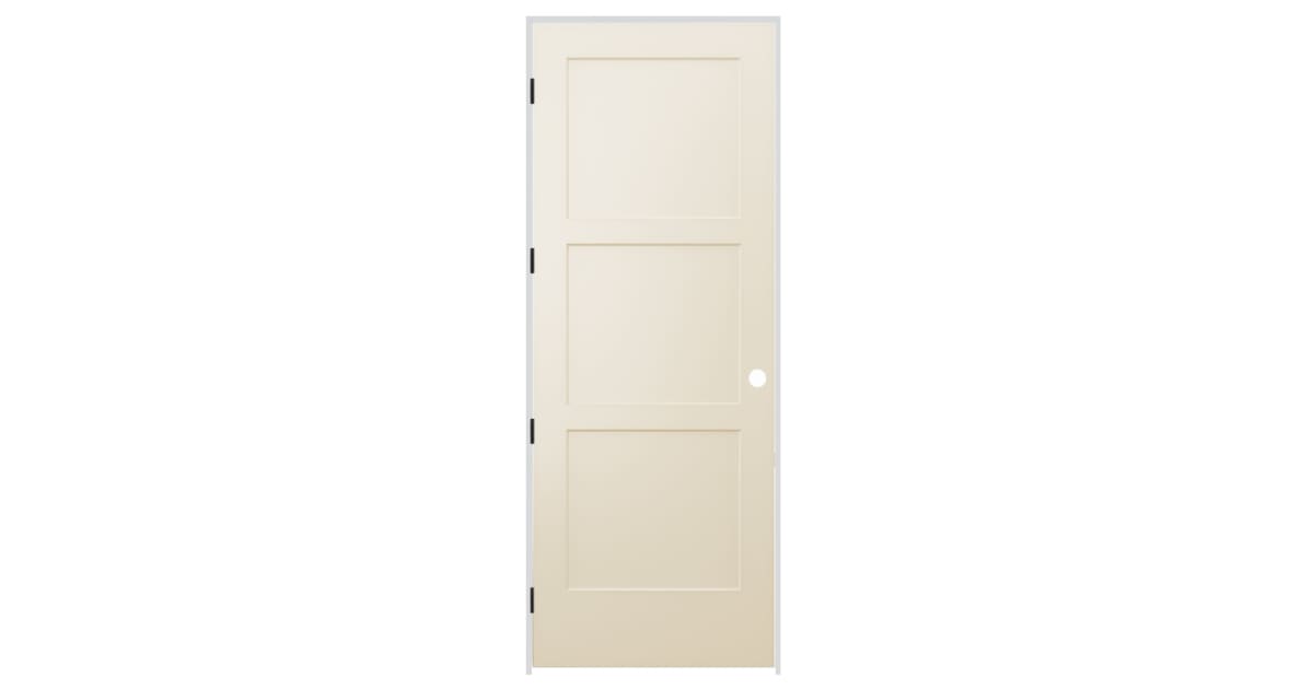 Trimlite 2080MHCBIRRH10B6916 24" x 96" Primed 3-Panel Birkdale Molded ...