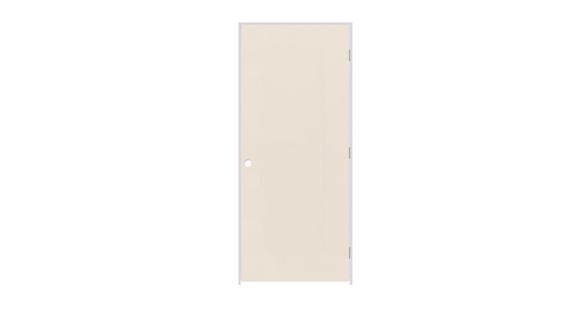 Trimlite 2168FHCPHBLH26D714 34" x 80" Primed Hardboard Hollow Core ...