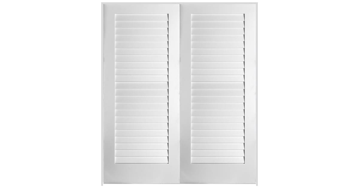 Trimlite 2170138pri8733pll26D4916-DBLBCIN 68" W x 84" H Plantation Full ...