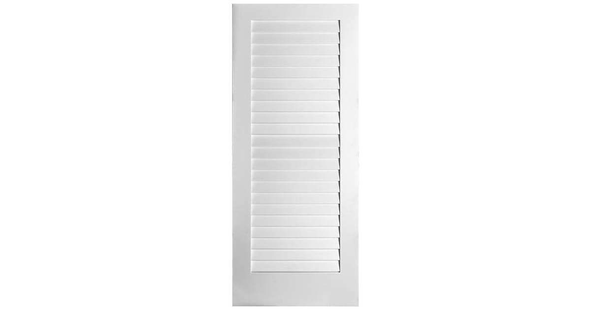 Trimlite 2268138pri8733pll 26" W x 80" H Plantation Full Louver Primed ...