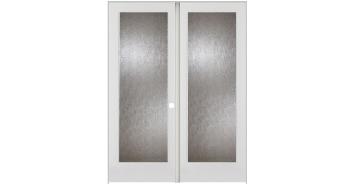 Trimlite 2468138pri1501RAITLH1D714-DBL 56" by 80" 2 Rain Glass Lite ...