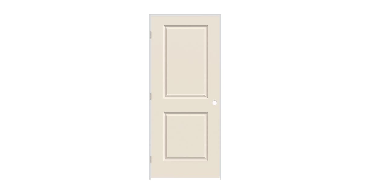 Trimlite 2468MHCCARRH154916 28" x 80" Primed 2-Panel Carrera Molded ...