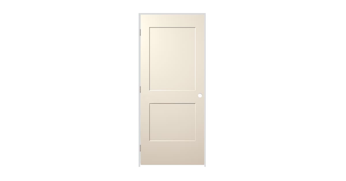Trimlite 2468MHCMONRH26D4916 28" x 80" Primed 2-Panel Monroe Molded ...