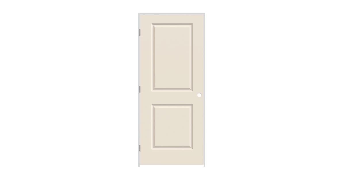 Trimlite 2468MSCCARRH1D714 28" x 80" Primed 2-Panel Carrera Molded ...