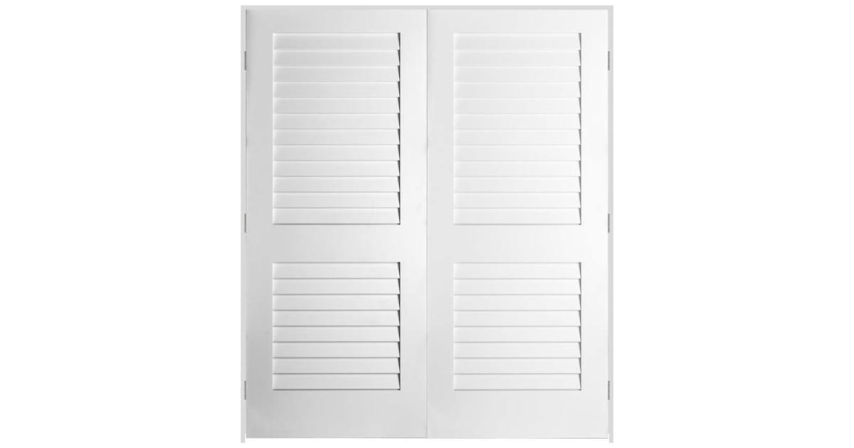 Trimlite 2470138pri8730pll26D714-DBLBCOUT 56" W x 84" H Plantation Full ...