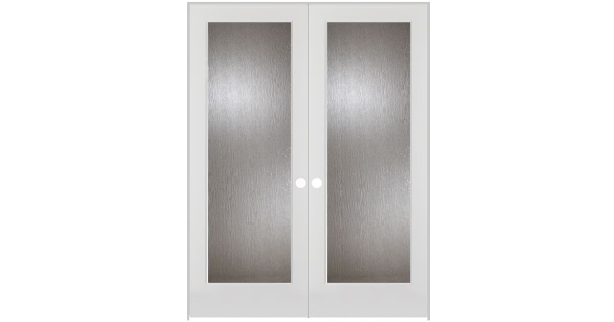 Trimlite 2668138pri1501RAIT10B4916-DBL 60" by 80" 2 Rain Glass Lite ...
