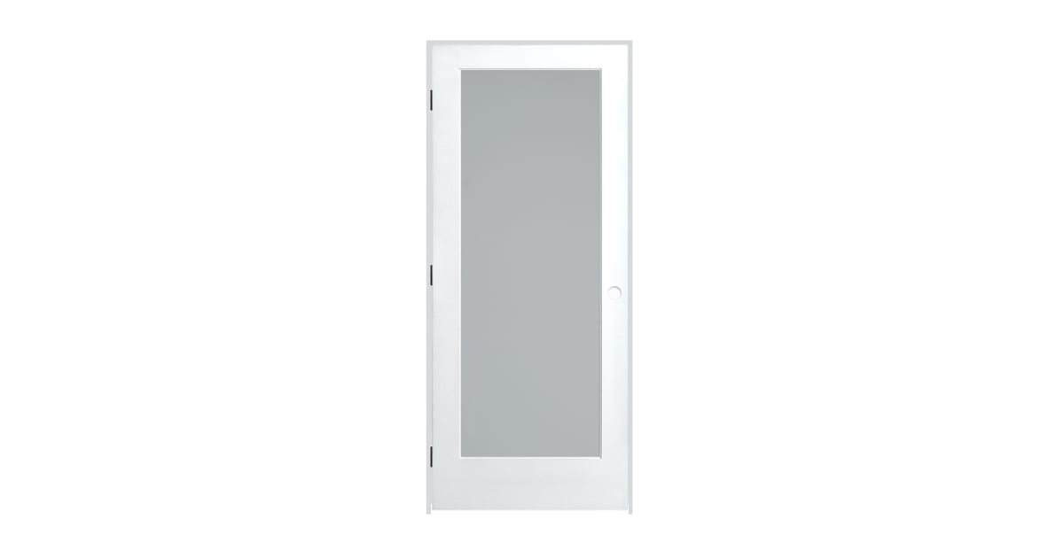 Trimlite 2668138pri1501SATTRH1D4916 30" by 80" 1 Frosted Glass Lite ...
