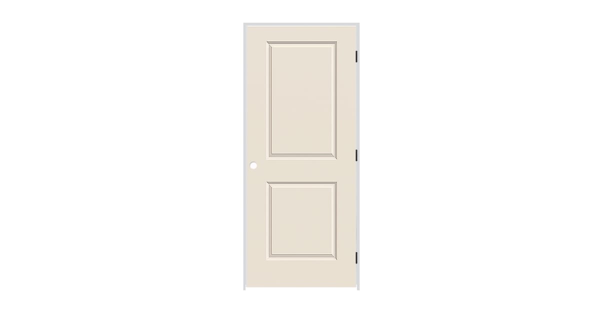 Trimlite 2668MHCCARLH10B4916 30" x 80" Primed 2-Panel Carrera Molded ...
