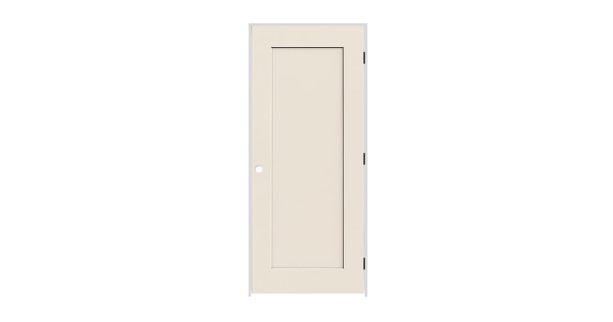 Trimlite 2668MHCMADLH10B714 30" x 80" Primed 1-Panel Madison Molded ...