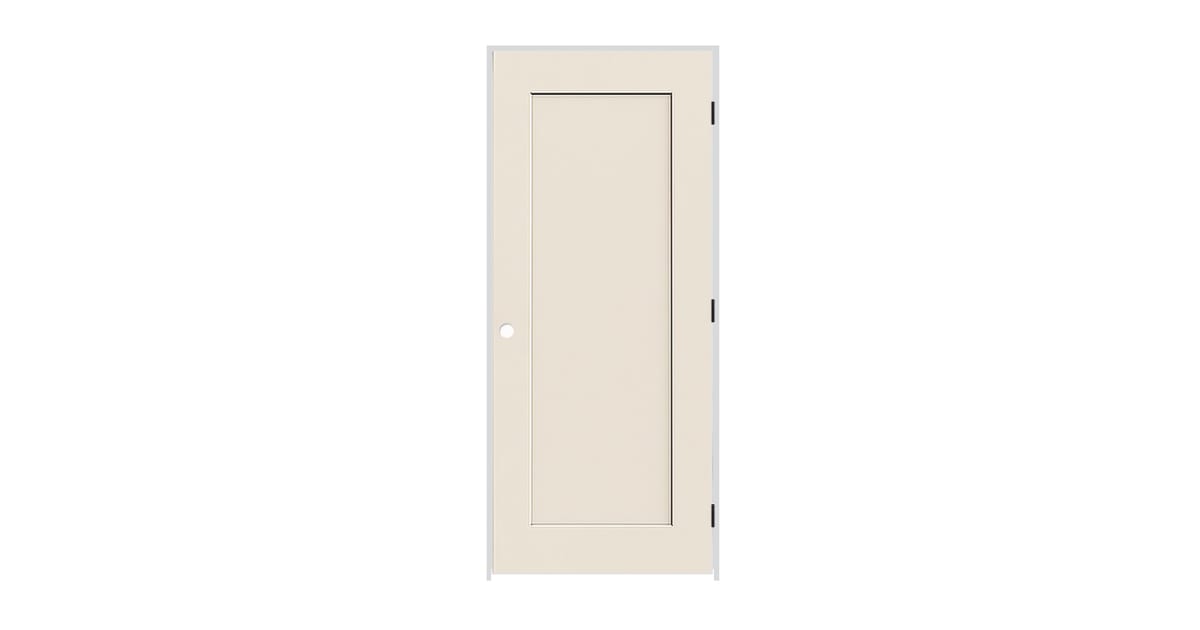 Trimlite 2668MHCMADLH1D714 30" x 80" Primed 1-Panel Madison Molded ...
