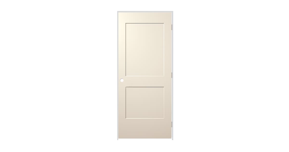 Trimlite 2668MHCMONLH26D6916 30" x 80" Primed 2-Panel Monroe Molded ...