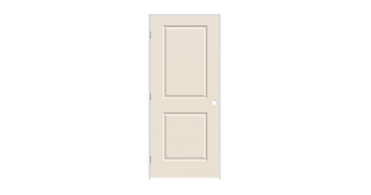 Trimlite 2668MSCCARRH26D4916 30" x 80" Primed 2-Panel Carrera Molded ...