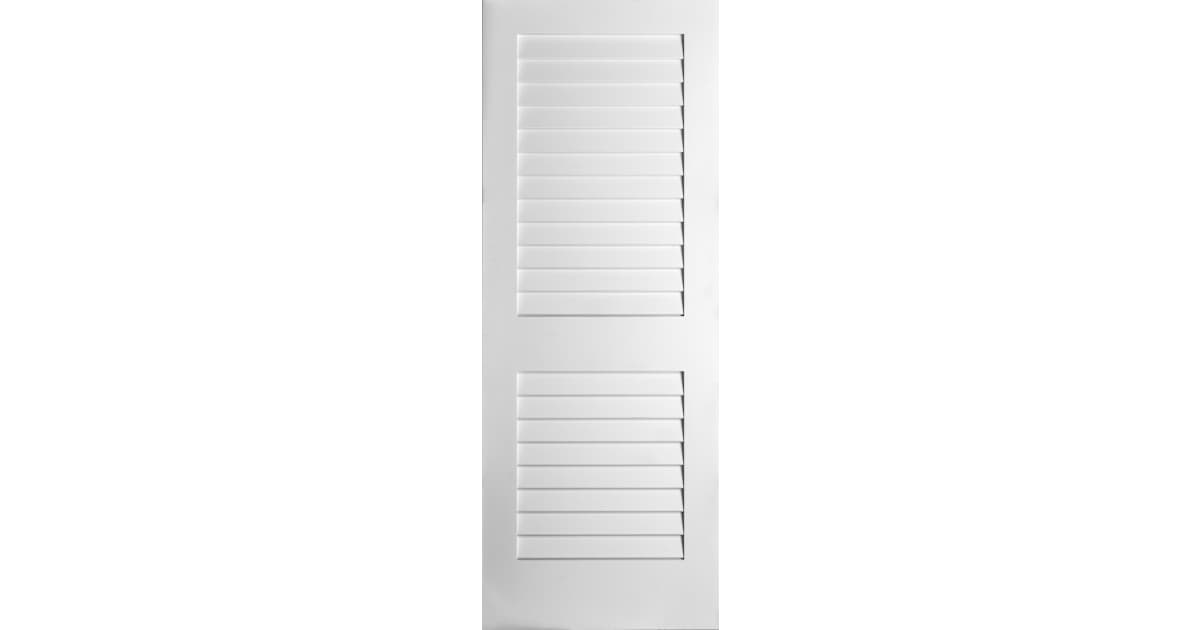 Trimlite 2670138pri8730pll 30" W x 84" H Plantation Full Louver Primed ...