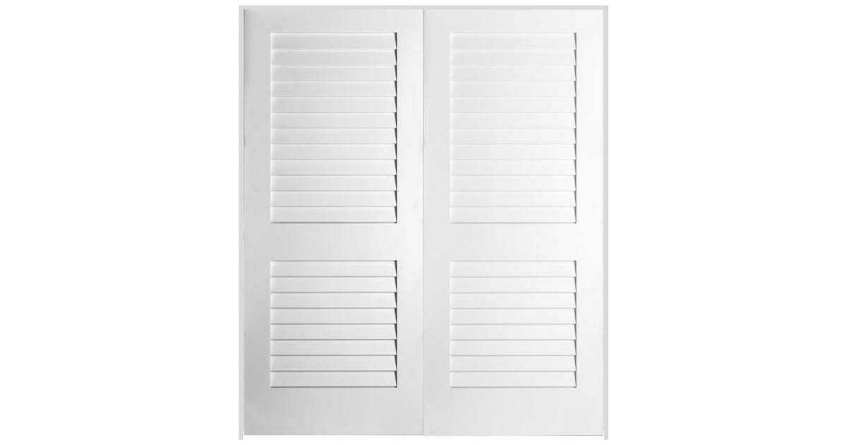 Trimlite 2670138pri8730pll26D6916-DBLBCIN 60" W x 84" H Plantation Full ...