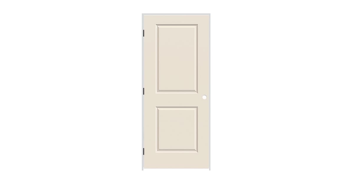 Trimlite 2868MSCCARRH10B714 32" x 80" Primed 2-Panel Carrera Molded ...