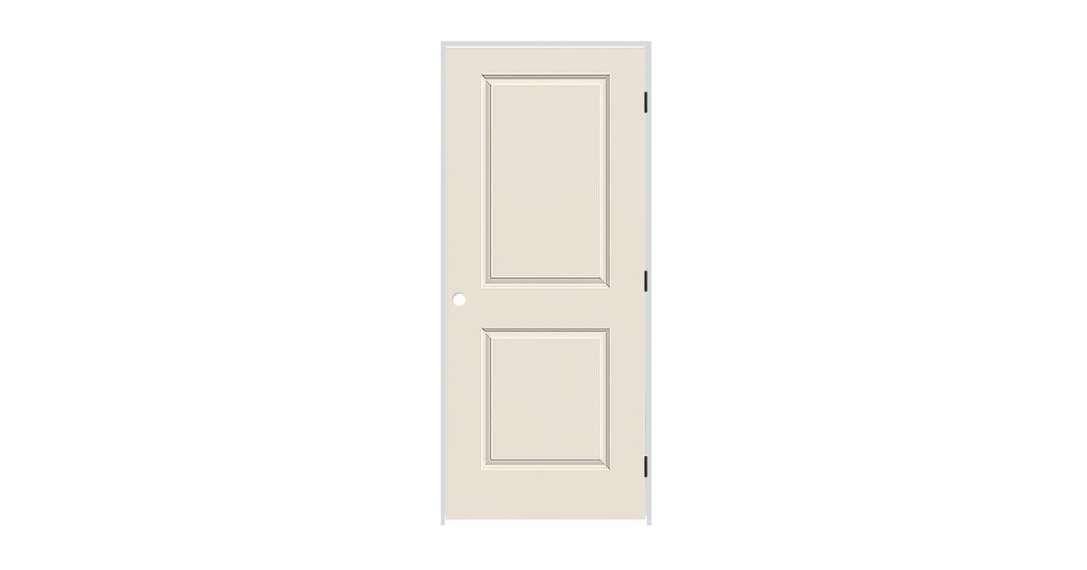 Trimlite 2870MHCCARLH1D714 32" x 84" Primed 2-Panel Carrera Molded ...