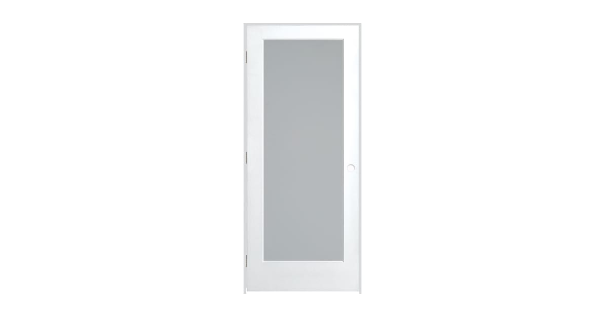 Trimlite 3068138pri1501SATTRH154916 36" by 80" 1 Frosted Glass Lite ...