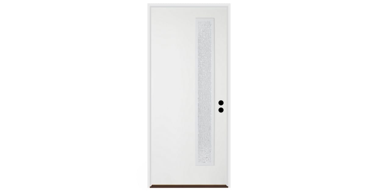 Trimlite 3068LHISPCON764SR69161DB 36"W x 80"H Rain 1 Lite Contemporary ...