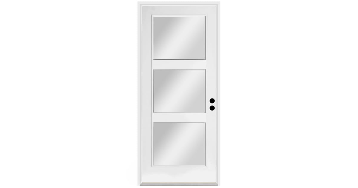 Trimlite 3068LHISPSF20F3LC691615M 36" W x 80" H Clear 3-Lite ...