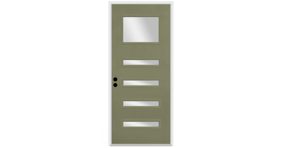 Trimlite 3068RHISPCON221534C69161DM Contemporary 38" by 82" Clear Glass ...