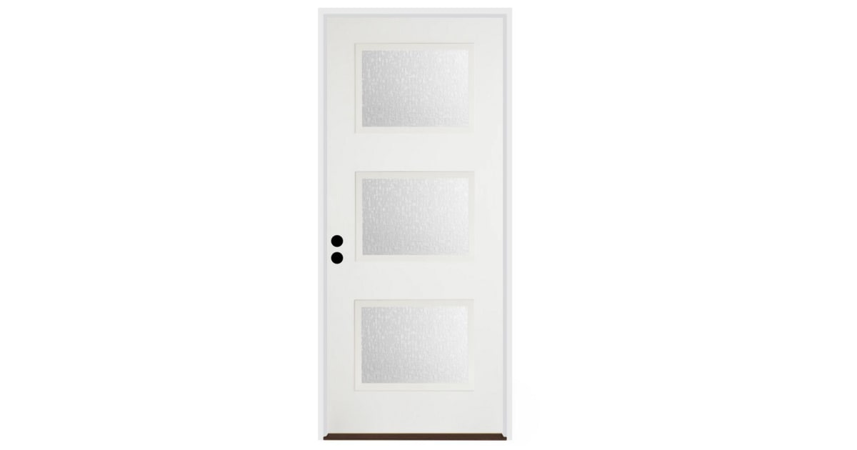 Trimlite 3068RHISPCON22153R491626DB 36"W x 80"H Rain 3 Lite ...