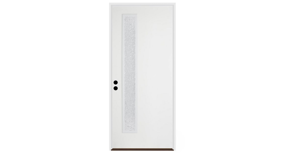 Trimlite 3068RHISPCON764SR491615B 36"W x 80"H Rain 1 Lite Contemporary ...