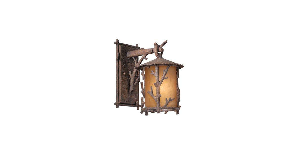 Troy Lighting BFA8735HK Country / Rustic One Light Outdoor Wall Sconce ...