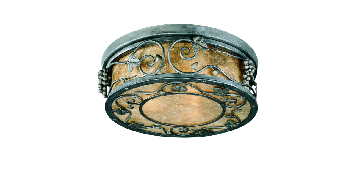 Troy Lighting C9672OS Three Light Ceiling Fixture from the Montrachet ...