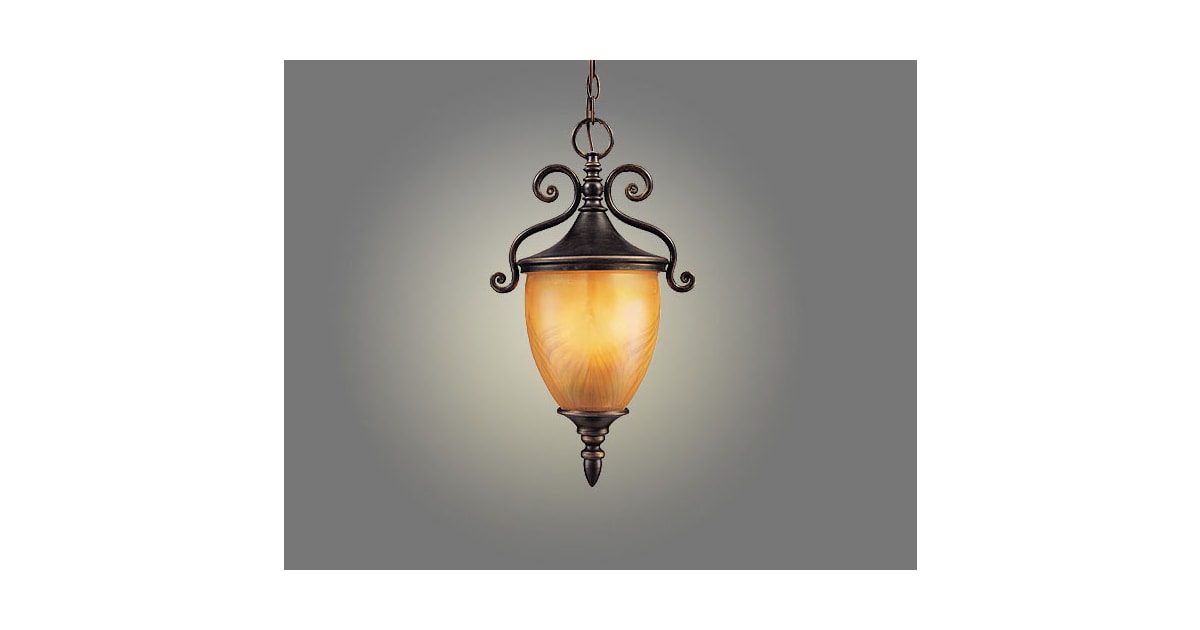 Troy Lighting F1627OBZ Three Light Up Lighting Medium Outdoor Pendant ...