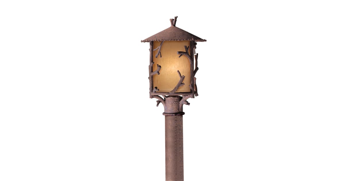 Troy Lighting PFA8737HK Country / Rustic One Light Dark Sky Post Light ...