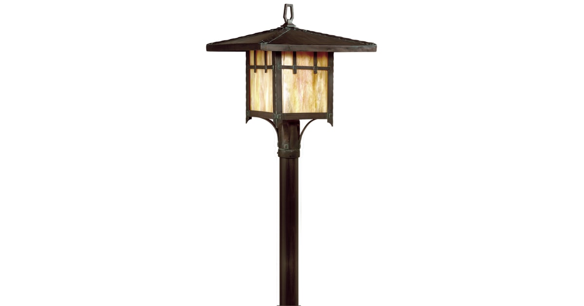 Troy Lighting P9407NB Craftsman / Mission One Light Post Light from the ...