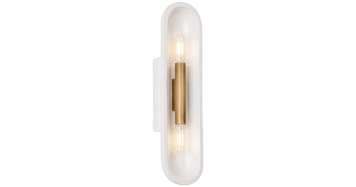 Troy Lighting B1617-PBR/CLC Lane 2 Light 17" Tall Wall Sconce ...