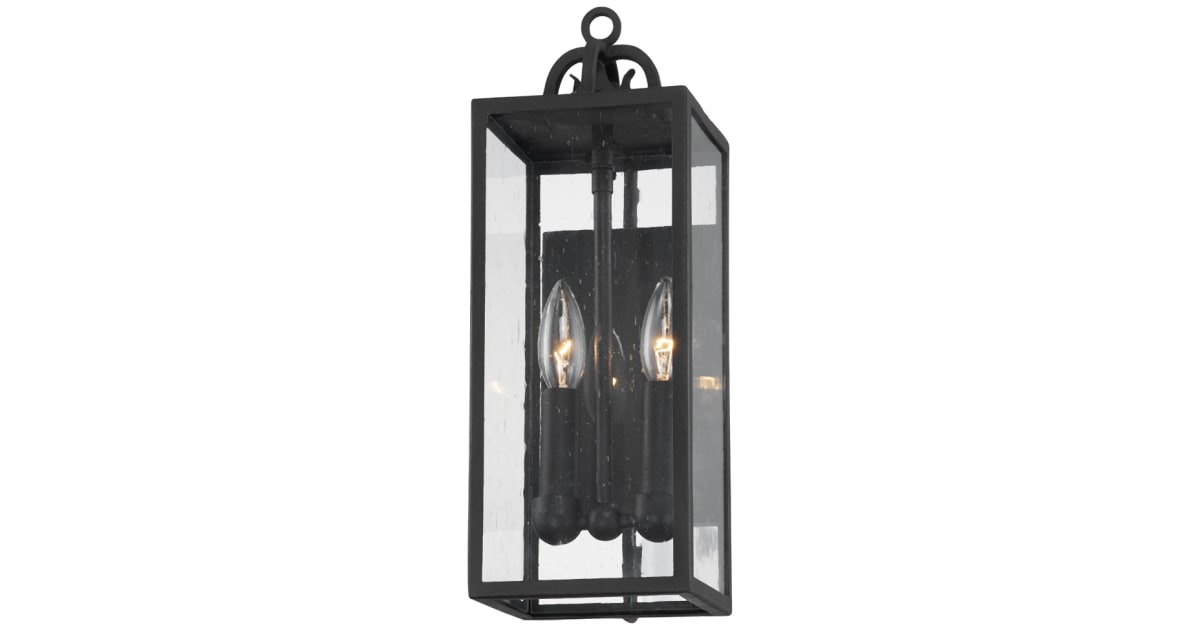 Troy Lighting B2061-FOR Caiden 2 Light 17" Tall Outdoor Wall Sconce ...