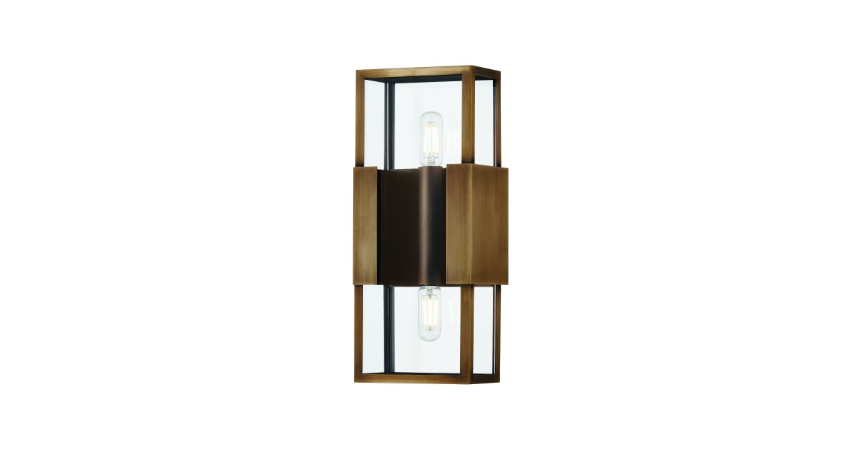 Troy Lighting B2913-PBR Santa Clara 2 Light 13" Tall Wall Sconce ...