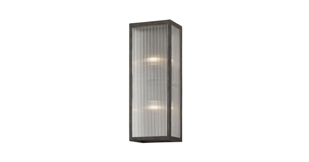 Troy Lighting B7392-FRN Tisoni 2 Light 18" Tall Outdoor Wall Sconce ...