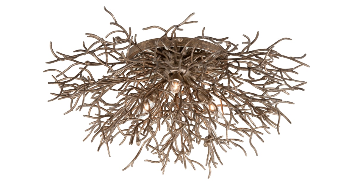 Troy Lighting C6090-VZ Sierra 3 Light 32" Wide Flush Mount Ceiling ...