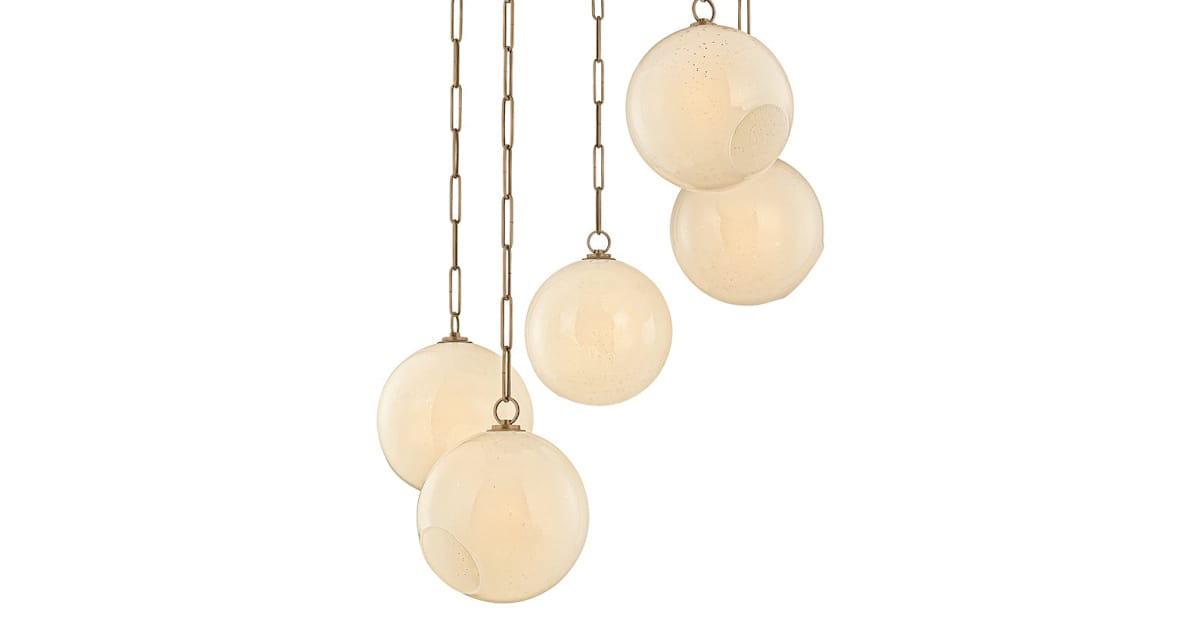 Troy Lighting F1836-PBR Bramble 5 Light 36" Wide Multi Light Pendant ...