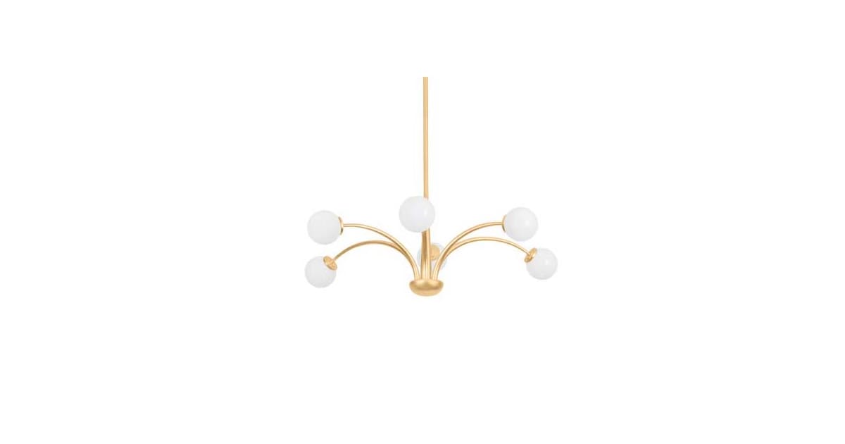 Troy Lighting F2639-VGL Orinda 6 Light 39" Wide Chandelier | Build.com