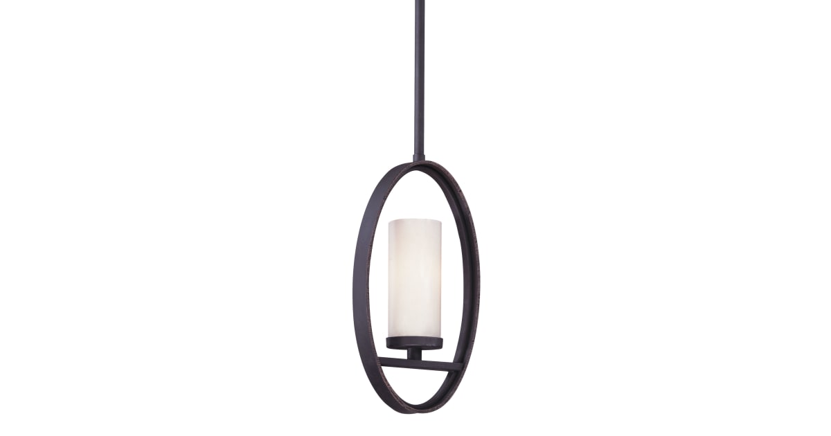 Troy Lighting F2802 Eclipse 1 Light Mini Pendant with Opal Glass | Ferguson Home