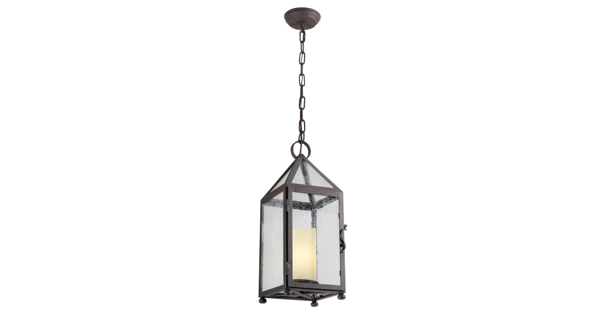 Troy Lighting F4477 Hidden Hill 8" Wide 1 Light Outdoor Pendant with ...