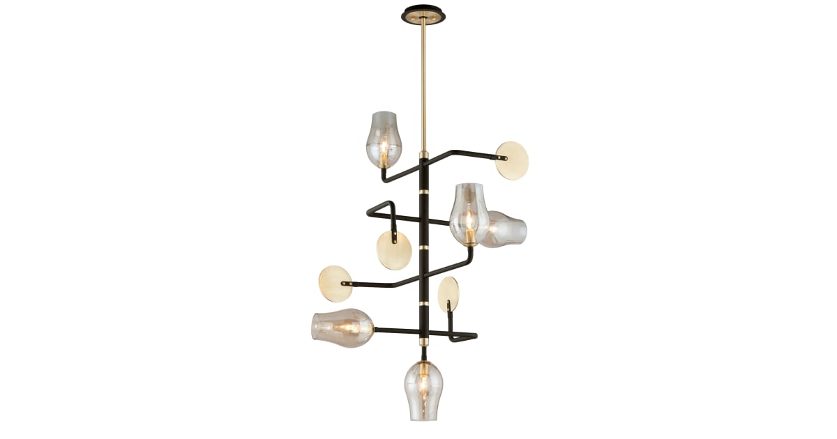 Troy Lighting F5315 Equilibrium 5 Light 31" Wide Hand Worked Pendant ...