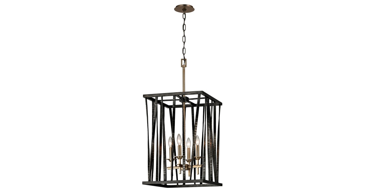 Troy Lighting F5894 Bastille 4 Light 16" Wide Cage Pendant | Ferguson Home