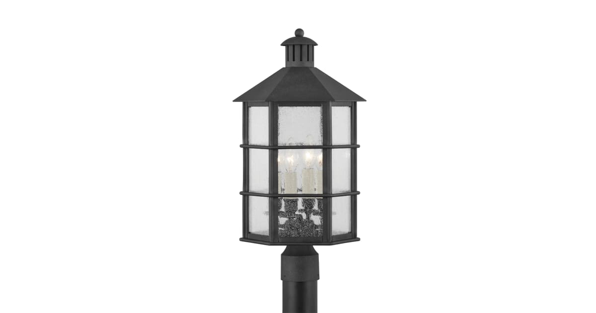 Troy Lighting P2522-FRN Lake County 4 Light 21" Tall Outdoor Single ...
