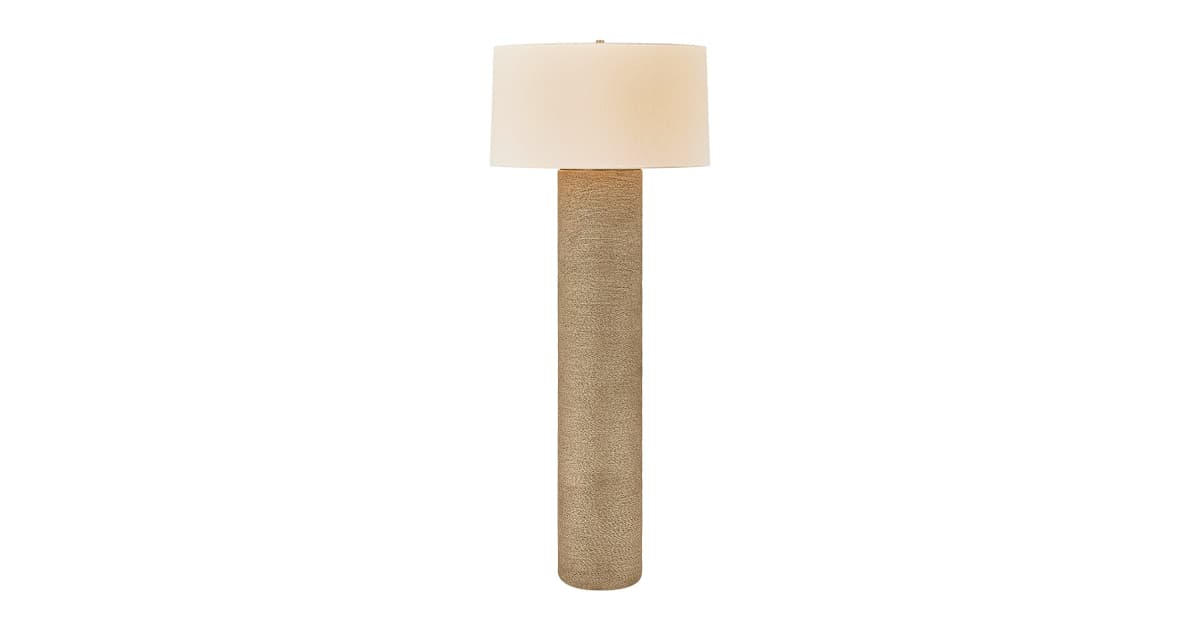 Troy Lighting PFL1965-PBR Roan 65" Tall Column Floor Lamp | Ferguson Home