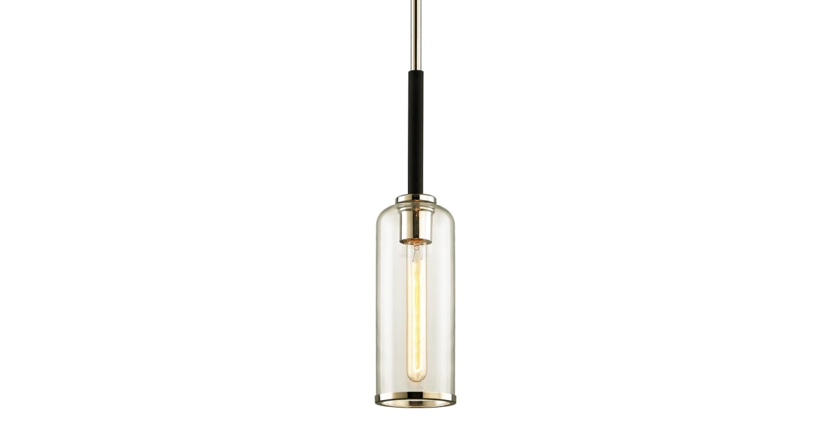 Troy Lighting F6273-TBK/PN Aeon Single Light 5-1/2" Wide Mini Pendant ...