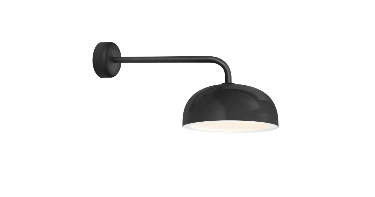 Troy RLM Lighting DM14MBKWT3LC18 Dome Single Light 10" Tall Outdoor ...