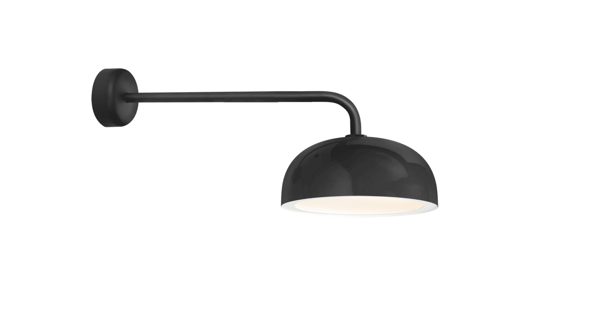 Troy RLM Lighting DM16MBKWT3LC30 Dome Single Light 13" Tall Outdoor ...