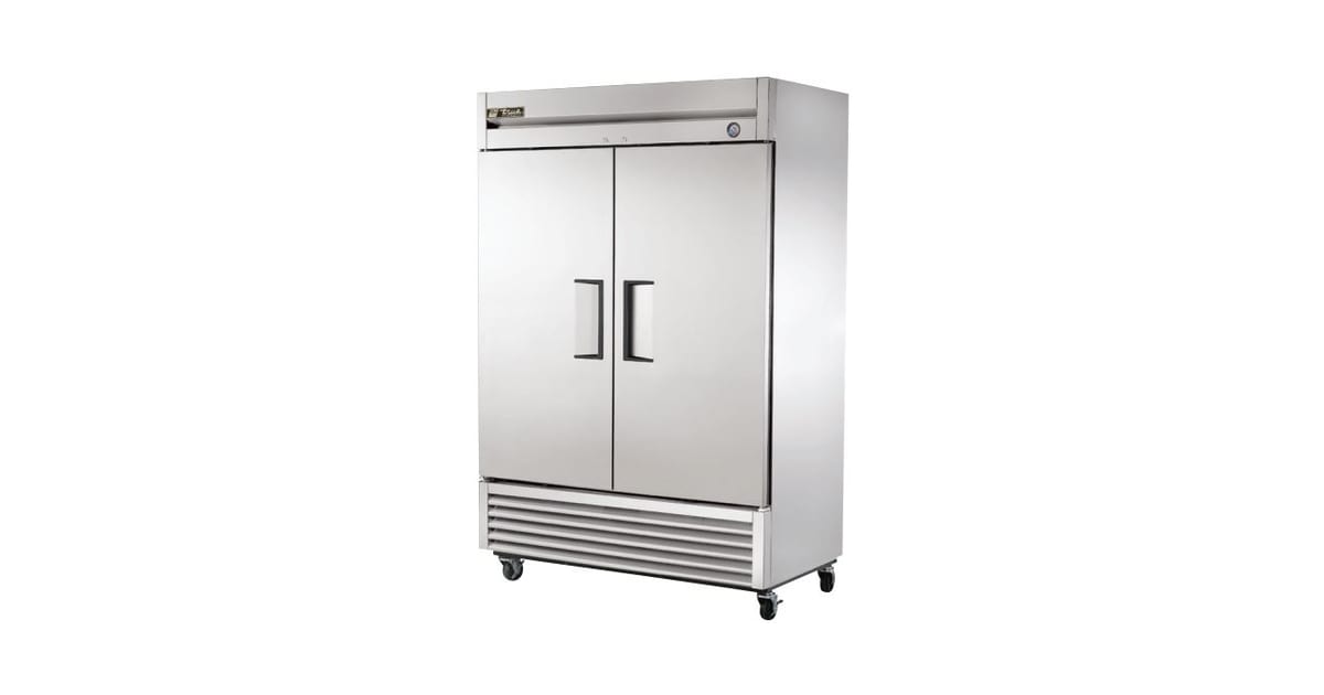 True T-49F-HC 49 Cu. Ft. Reach-In Solid Dual Door Freezer | Ferguson Home