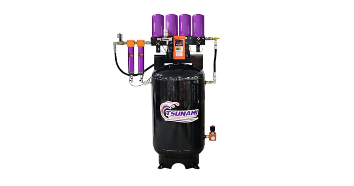 Tsunami Compressed Air 21999-0830 1" Ultra Series 30-HP 80-Gallon Tank ...