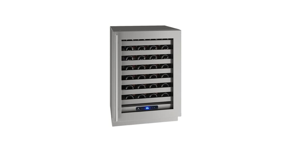 U-Line UHWC524-SG41A 24 Inch Wide 49 Bottle Capacity Built-In or Free ...